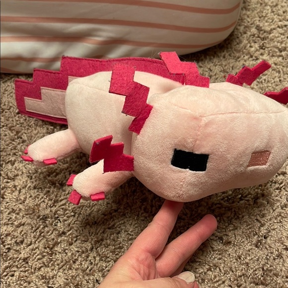 Minecraft | Toys | Minecraft Pink Plush Axolotl Toy Like New Condition ...